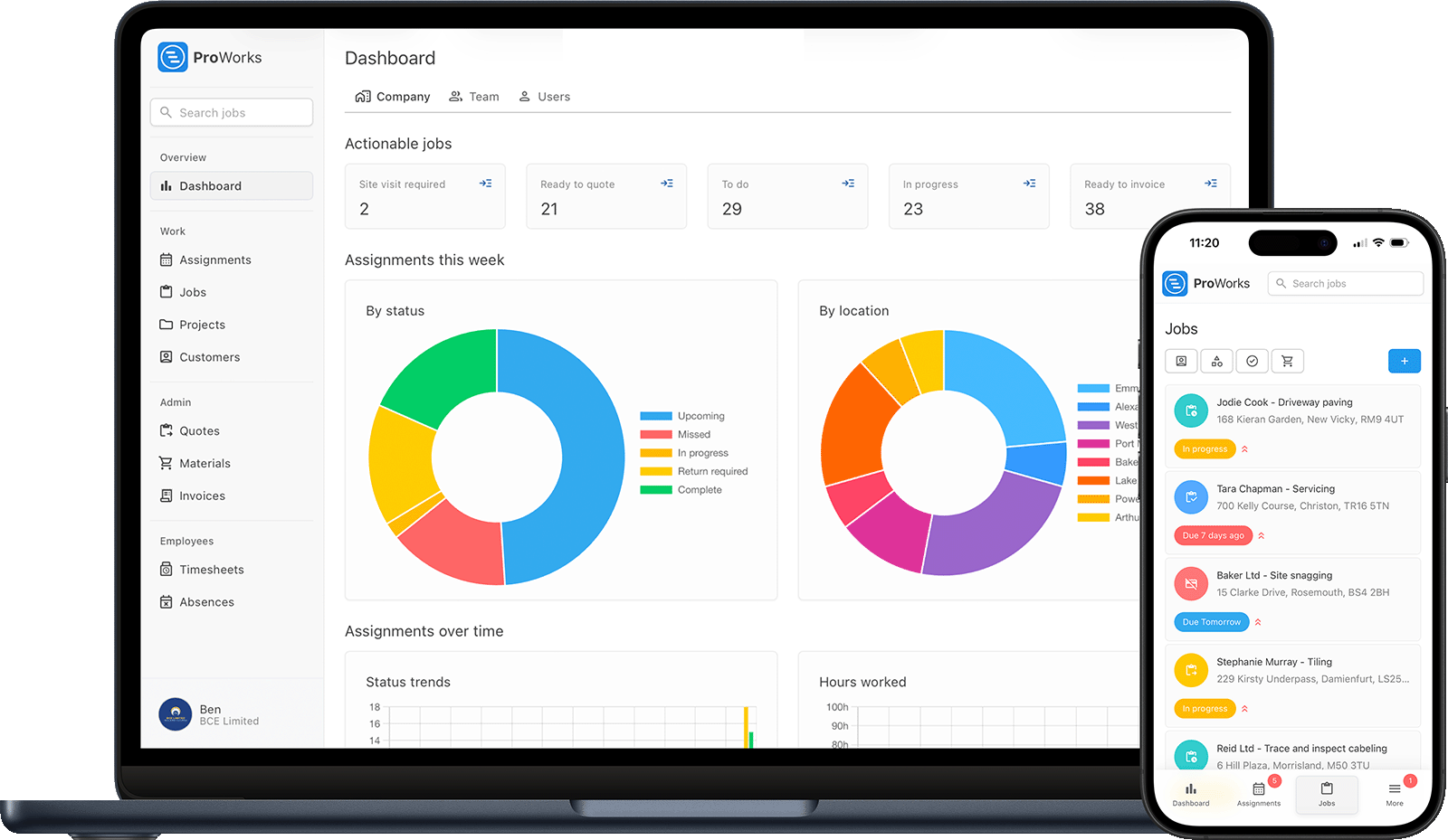 Job Management for Electricians, Plumbers and Contractors